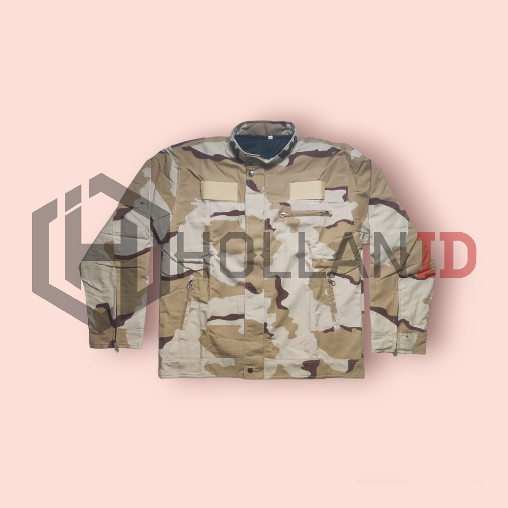Jual JAKET ABG TENTARA COKLAT LORENG TELUK GURUN / ARMY CAMO TACTICAL ...