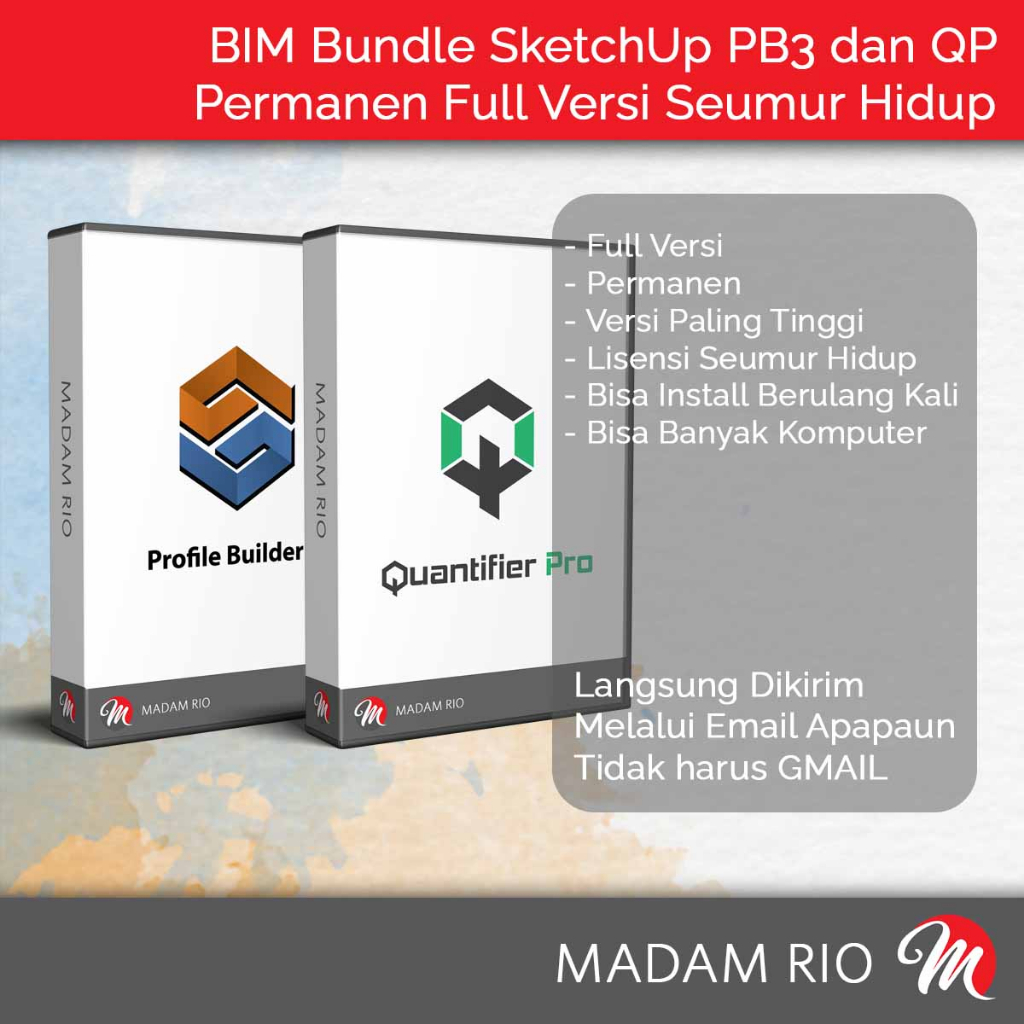 Jual BIM Bundle Profile Builder 3 dan Quantifier Pro Lisensi Permanen | Shopee Indonesia