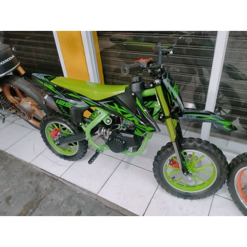 Jual motor mini trail/cross mini tipe second Mt3 / Mt4 second 50cc 2tak ...