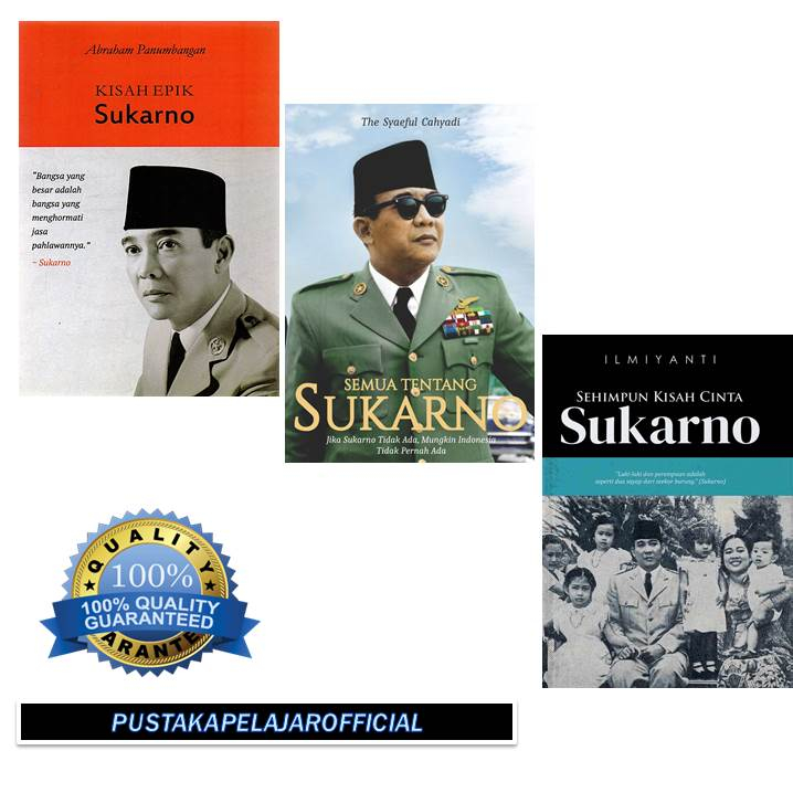 Jual BUKU ORI KISAH EPIK SUKARNO - SEMUA TENTANG SUKARNO - SEHIMPUN KISAH CINTA SUKARNO | Shopee ...