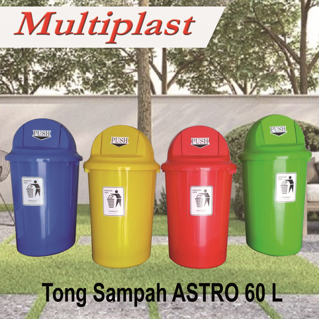 Jual Tong Sampah ASTRO 60 Liter / Tempat Sampah ASTRO DXS MULTIPLAST Khusus LUAR KOTA SURABAYA ...