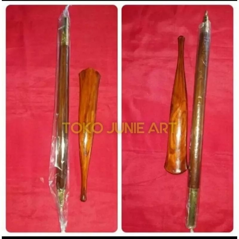 Jual landeyan gagang tombak plus rongko kayu jati alusan | Shopee Indonesia