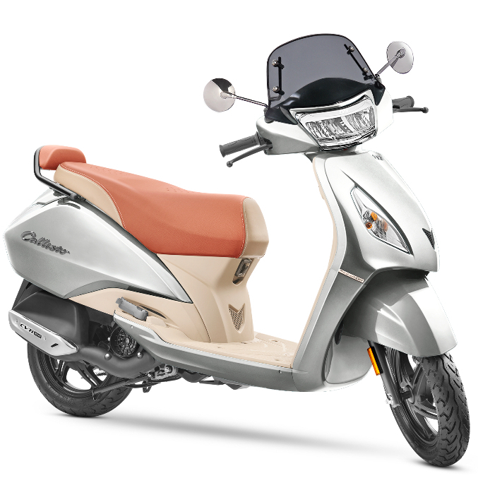 Jual TVS Motor Callisto Intelligo 110CC - Silver Moon | Shopee Indonesia