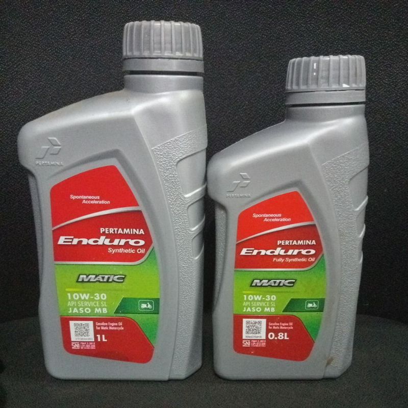 Jual Enduro Matic Oli Pertamina 10W-30 800ml 1 Liter Oil Motor Matik ...