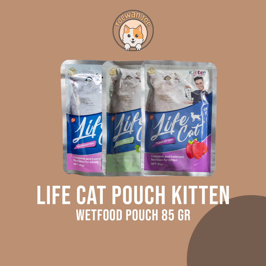 Jual Life Cat Wetfood Pouch Kitten 85 g | Shopee Indonesia
