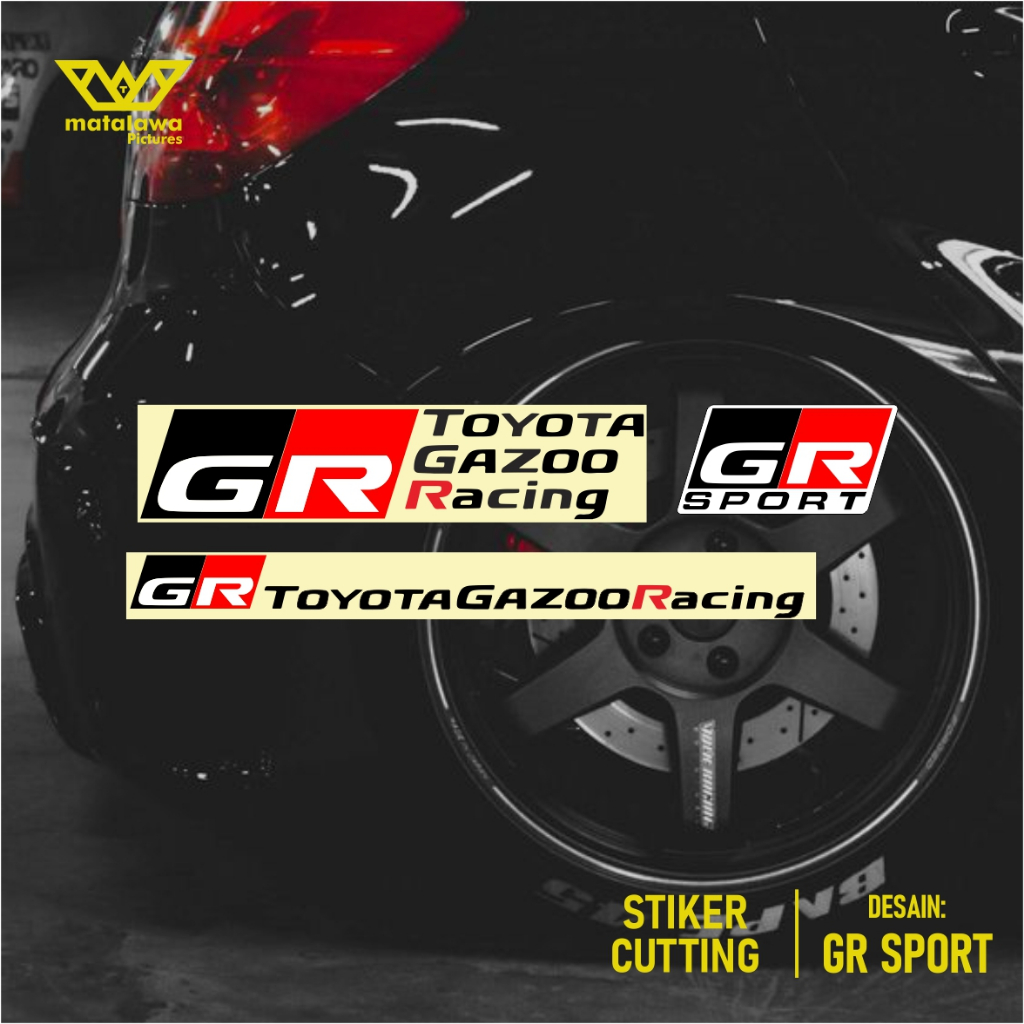 Jual STIKER TOYOTA GR STICKER GAZOO RACING KOTAK SPORT | Shopee Indonesia