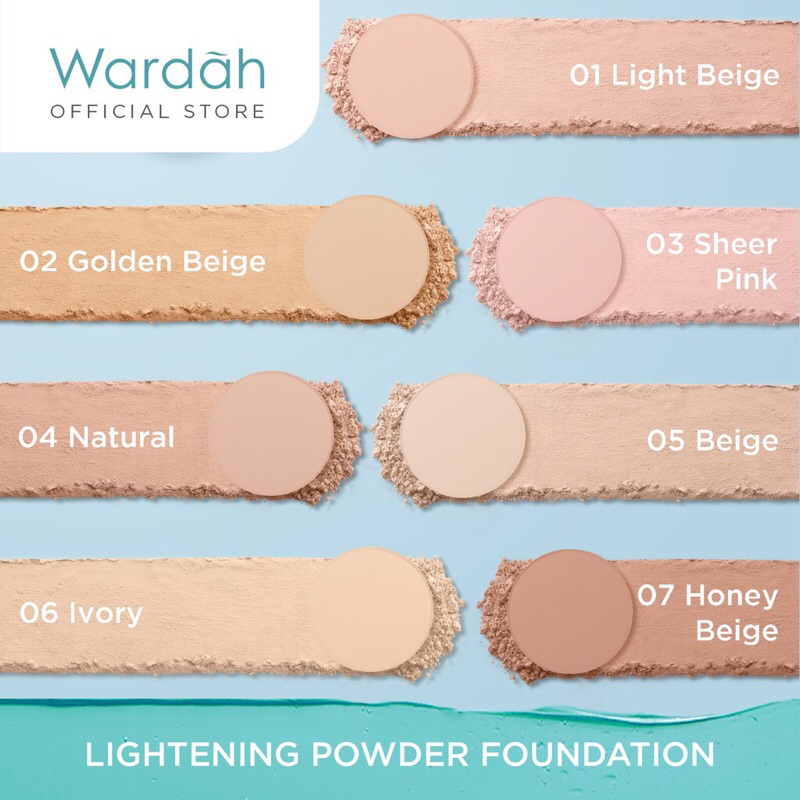 Jual WARDAH LIGHTENING POWDER FOUNDATION LIGHT FEEL 04 (NATURAL ...