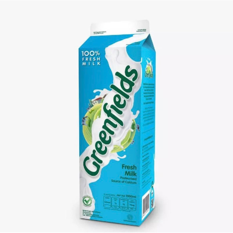 Jual Greenfields Fresh Milk 1 Liter | Shopee Indonesia