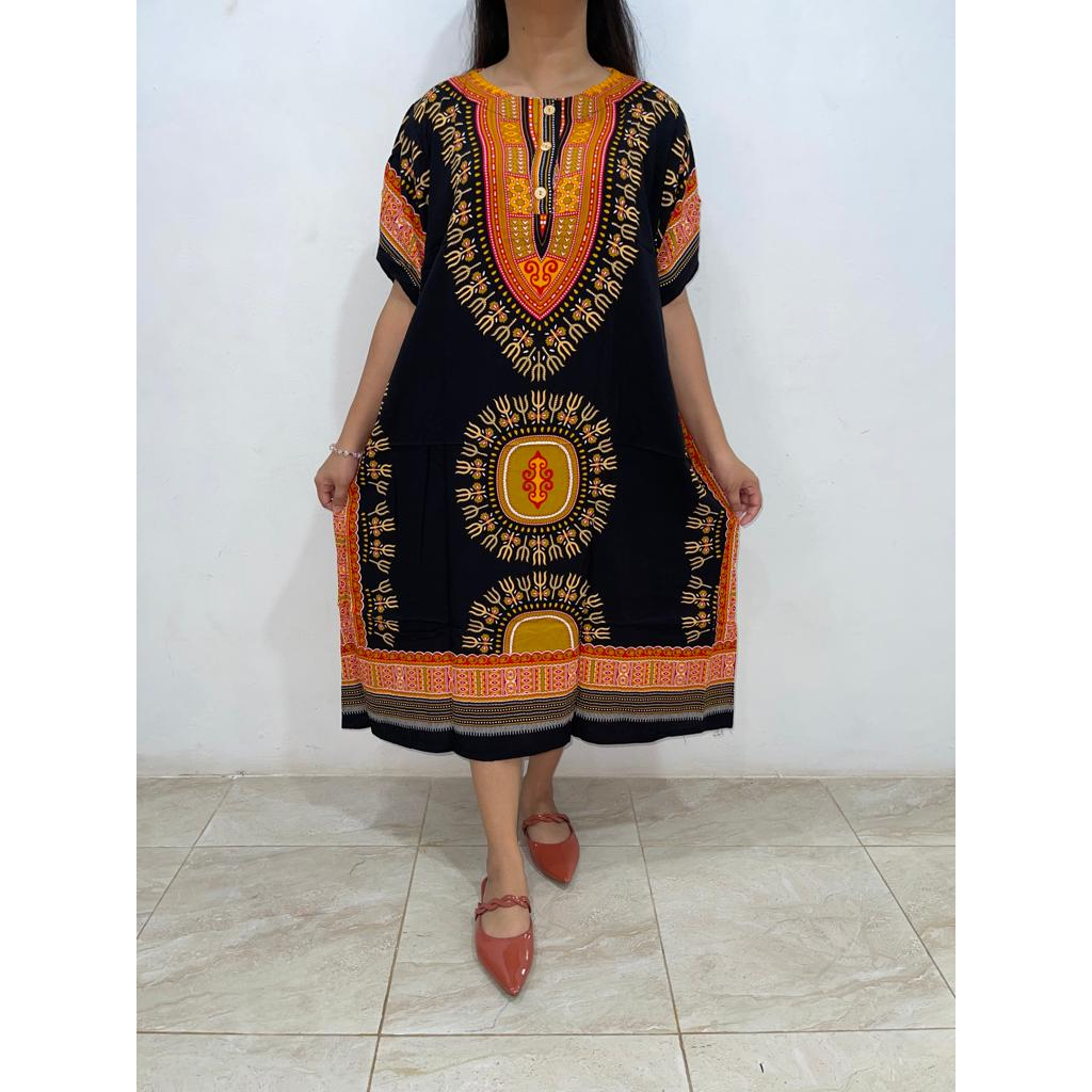 Jual Daster Wanita Merek Lie Ing Model Kancing 3 Mata Busui Motif Batik ...