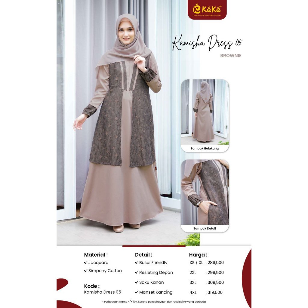 Jual GAMIS DEWASA KEKE KAMISHA 05 | Shopee Indonesia