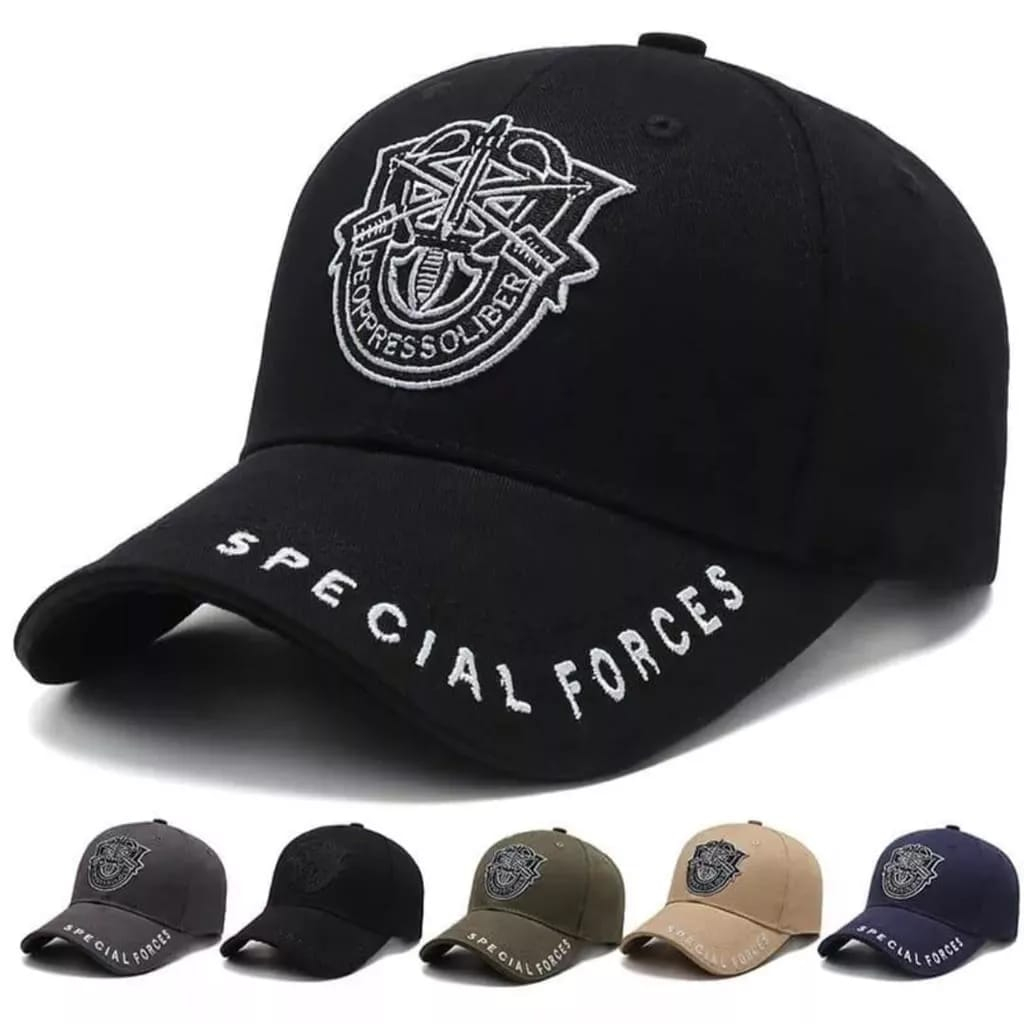 Jual Topi Baseball Pria Dewasa Special Force Cotton Baseball Cap Topi ...