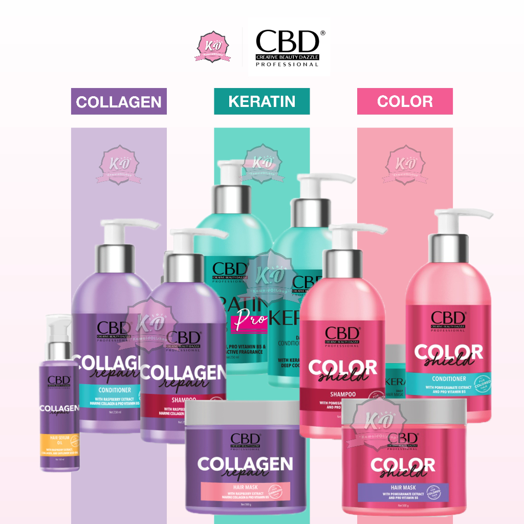 Jual CBD PROFESSIONAL Collagen Repair / Color Shield / Keratin Pro ...