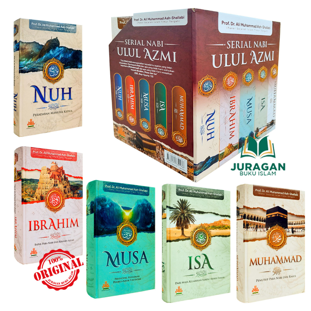 Jual BUKU Serial Nabi Ulul Azmi (Nuh, Ibrahim, Musa, Isa, Muhammad ...