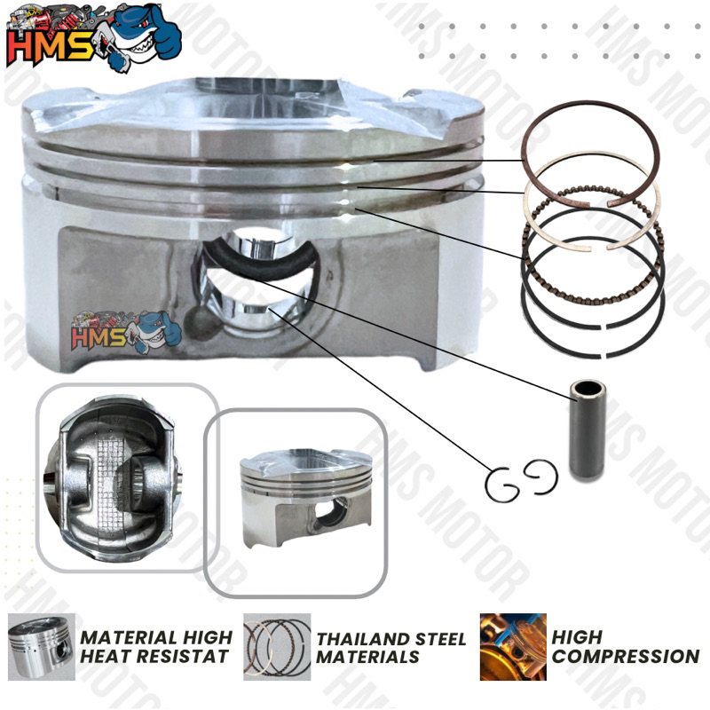 Jual SEHER CBR PISTON RING SET CBR 150 PIN 15 UKURAN STANDAR 0 50 100 ...