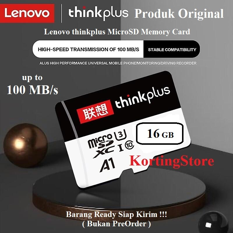 Jual Lenovo thinkplus Original MicroSD 16GB A1 microSDHC UHS-I micro sd | Shopee Indonesia