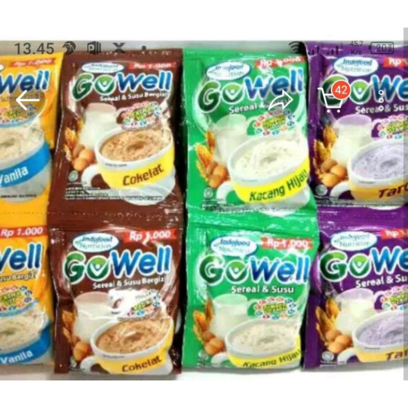 Jual GOWEL MINUMAN SHEREAL 12 saset exp 2025 | Shopee Indonesia
