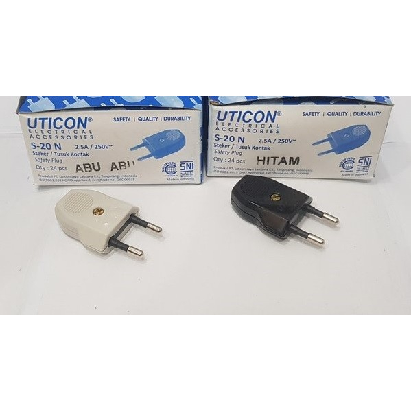 Jual STEKER PIPIH UTICON COLOKAN 2P S-20 N / S 20 N / S20N | Shopee ...