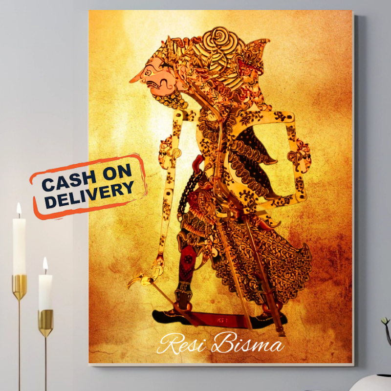 Jual Poster Wayang Kulit Resi Bisma Untuk Hiasan Dinding Atau Wall ...