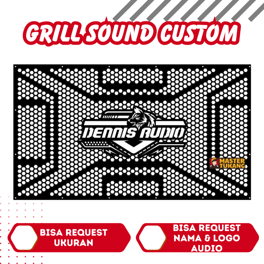 Jual MG - Grill Sound Planar Sound System Audio Costum GRATIS DESAIN ...