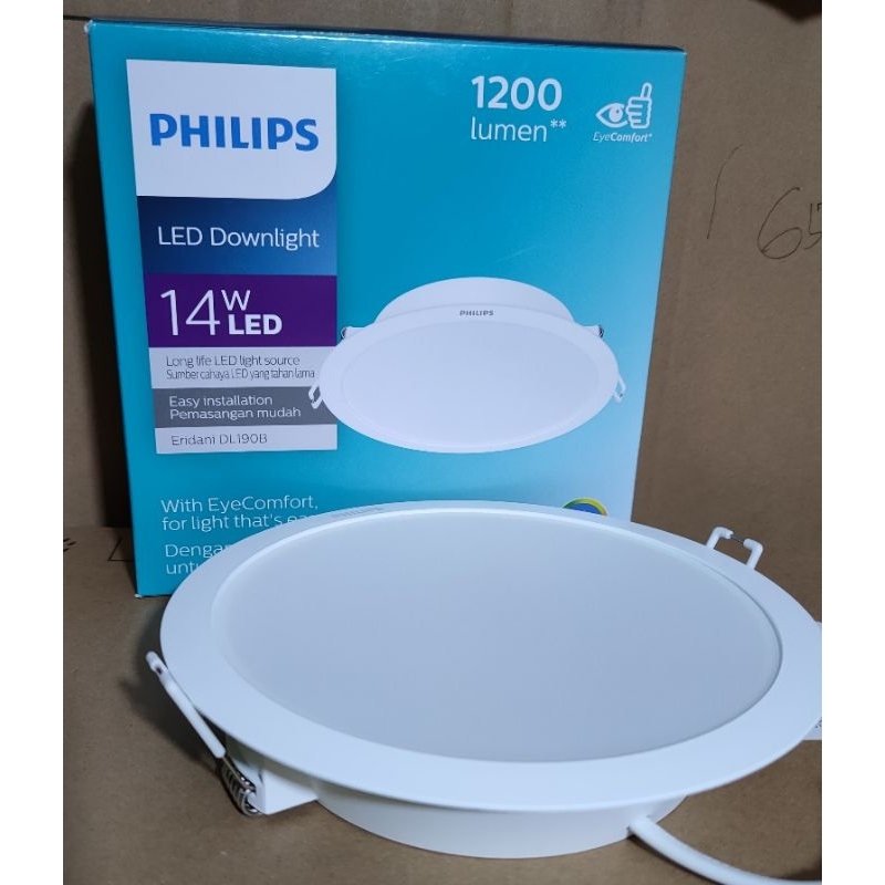 Jual Downlight LED NEW Philips Eridani 14 Watt New Warna Putih/Kuning ...