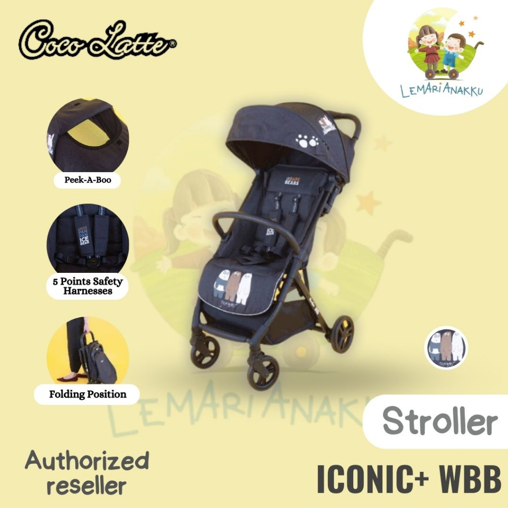 Jual Cocolatte Iconic Plus We Bare Bears Kereta Dorong Bayi | Shopee ...