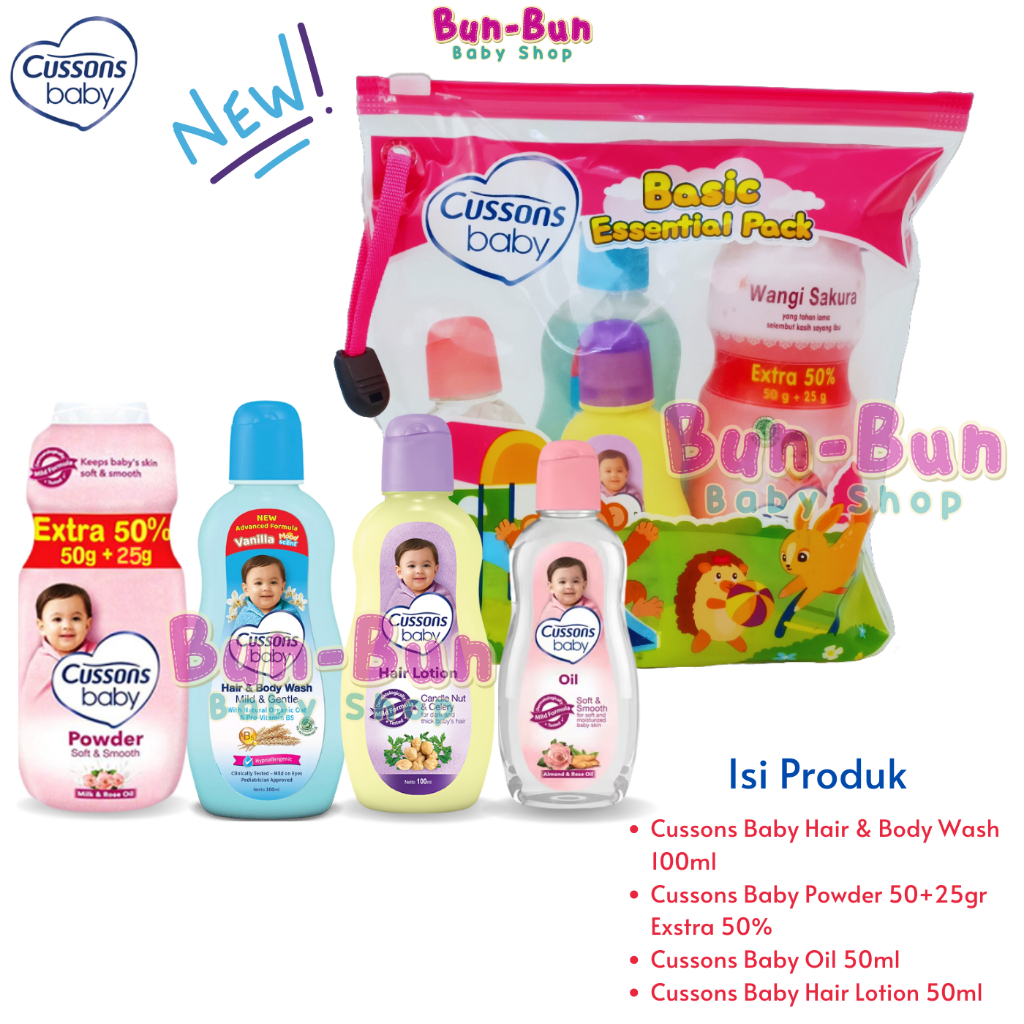 Jual CUSSONS Baby MEDIUM Bag Daily Care Set Perawatan Bayi Baru Lahir ...