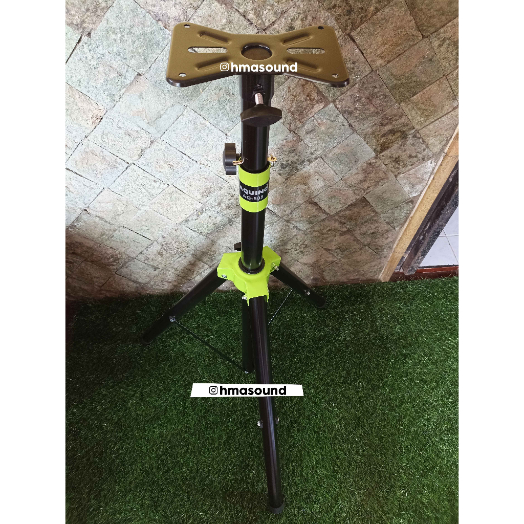 Jual Tripod Stand Speaker Aktif Pasif Full Besi Aquino AQ-508 | Shopee ...