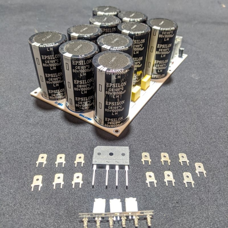 Jual PSU ISI 10 ELKO EPSILON 10000uF/80v ORIGINAL | PSU BUILD UP POWER ...