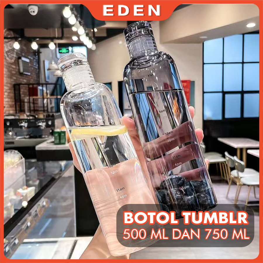 Jual Botol Minum Sport Anti Bocor / Botol Transparan / Tumbler Olahraga ...