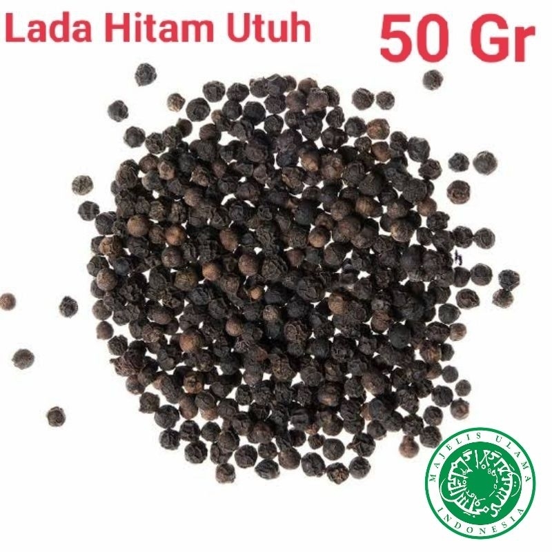 Jual 50 gr Biji Lada Hitam Utuh / Whole Black Pepper. | Shopee Indonesia