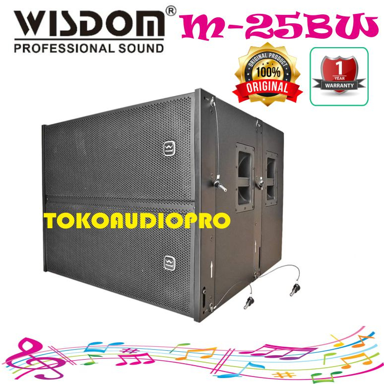Jual Subwoofer Wisdom M25BW Dual 15-inch Subwoofer Pasif Wisdom M-25BW ...