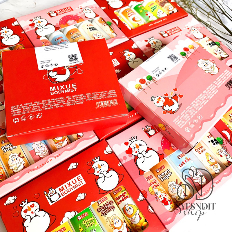 Jual Parfum Mixue Gift Set isi 5 Pcs x 30ML | Shopee Indonesia