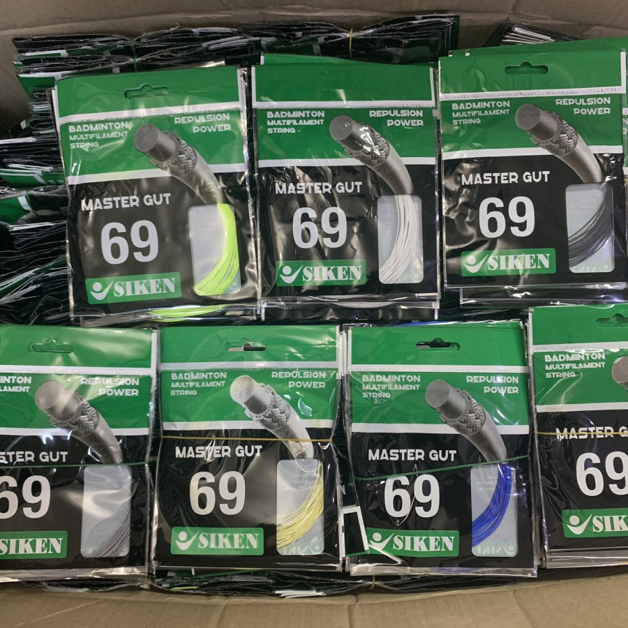 Jual NEW!! SENAR RAKET BADMINTON MASTER GUT SIKEN 69 MURAH ORIGINAL 100 ...