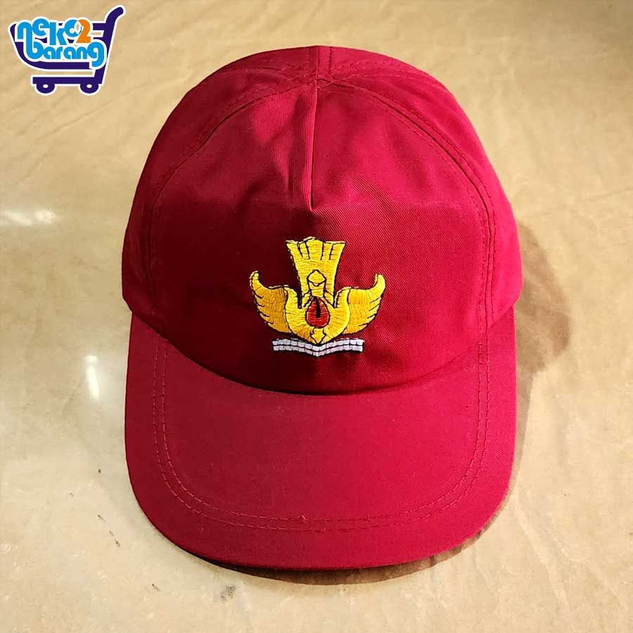 Jual Topi Seragam SD Merah (Bahan Twill - RELL) (Seragam Sekolah ...