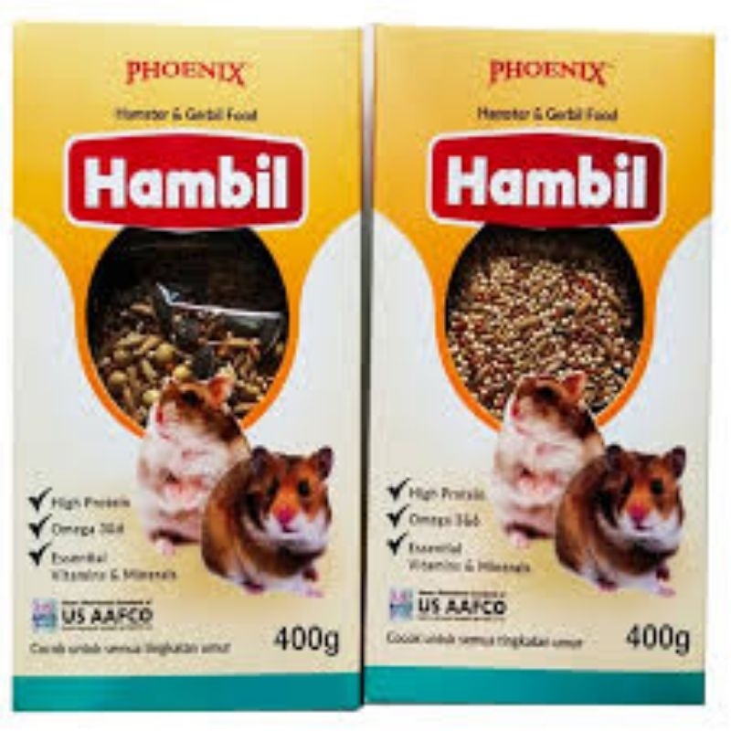 Jual Hambil Phoenix Makanan Hamster 400Gr | Shopee Indonesia