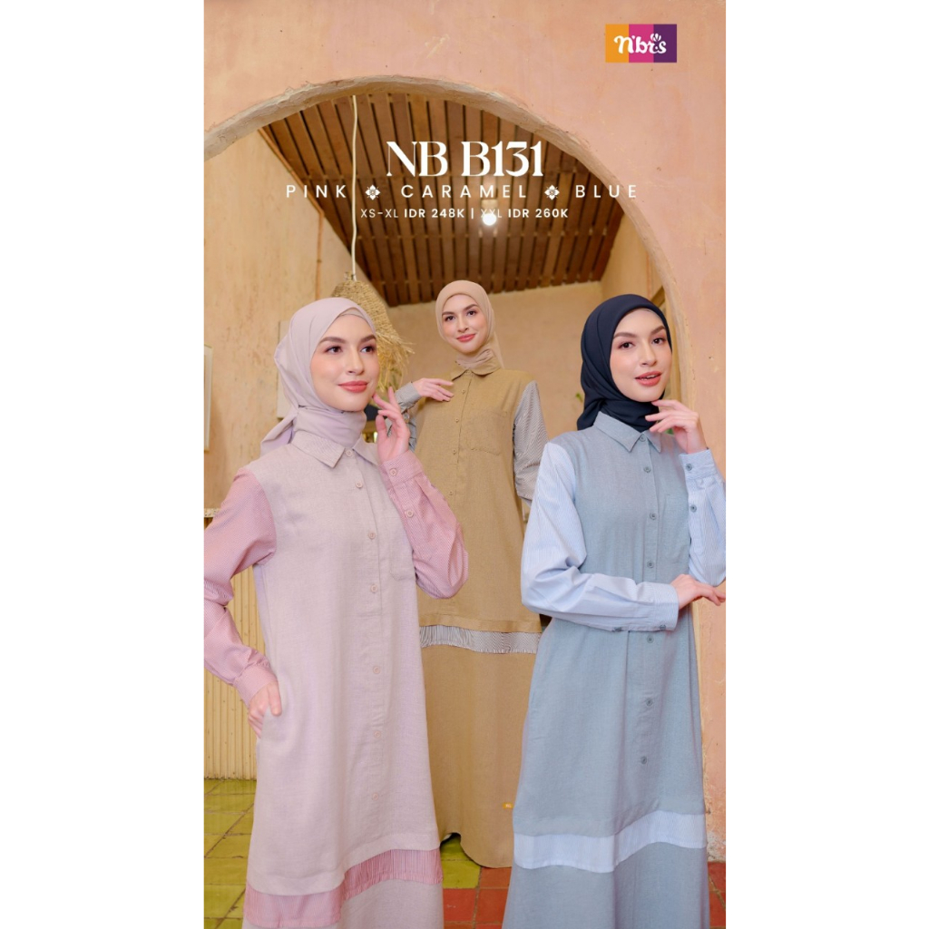 Jual GAMIS NIBRAS NB B131 | Shopee Indonesia