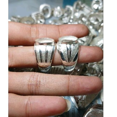 Jual Ring perak model polos kikir | Shopee Indonesia