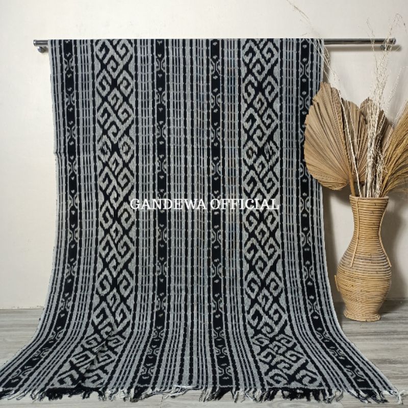 Jual GANDEWA TENUN || Kain Tenun Blanket Tradisional ATBM Etnik Motif Halusan Outfit Masakini ...