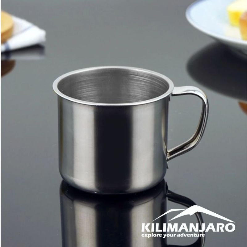 Jual Gelas Stainless / Mug Stainless / Cangkir Stainless Diameter 120ml ...
