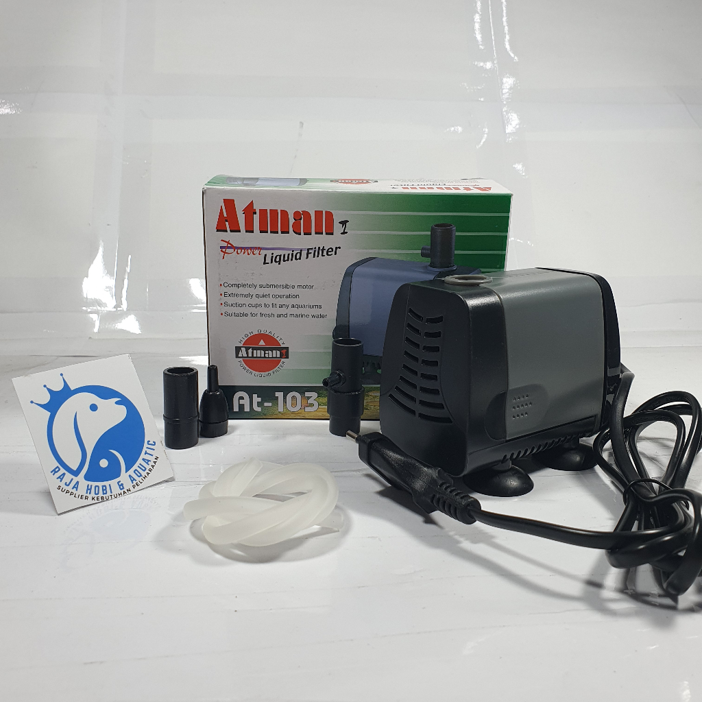 Jual POMPA AIR ATMAN AT-103 UNTUK AKUARIUM AQUARIUM IKAN DAN KOLAM IKAN ...