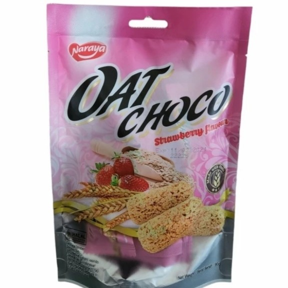 Jual Naraya Oat Choco Strawberry Flavour 90gr | Shopee Indonesia