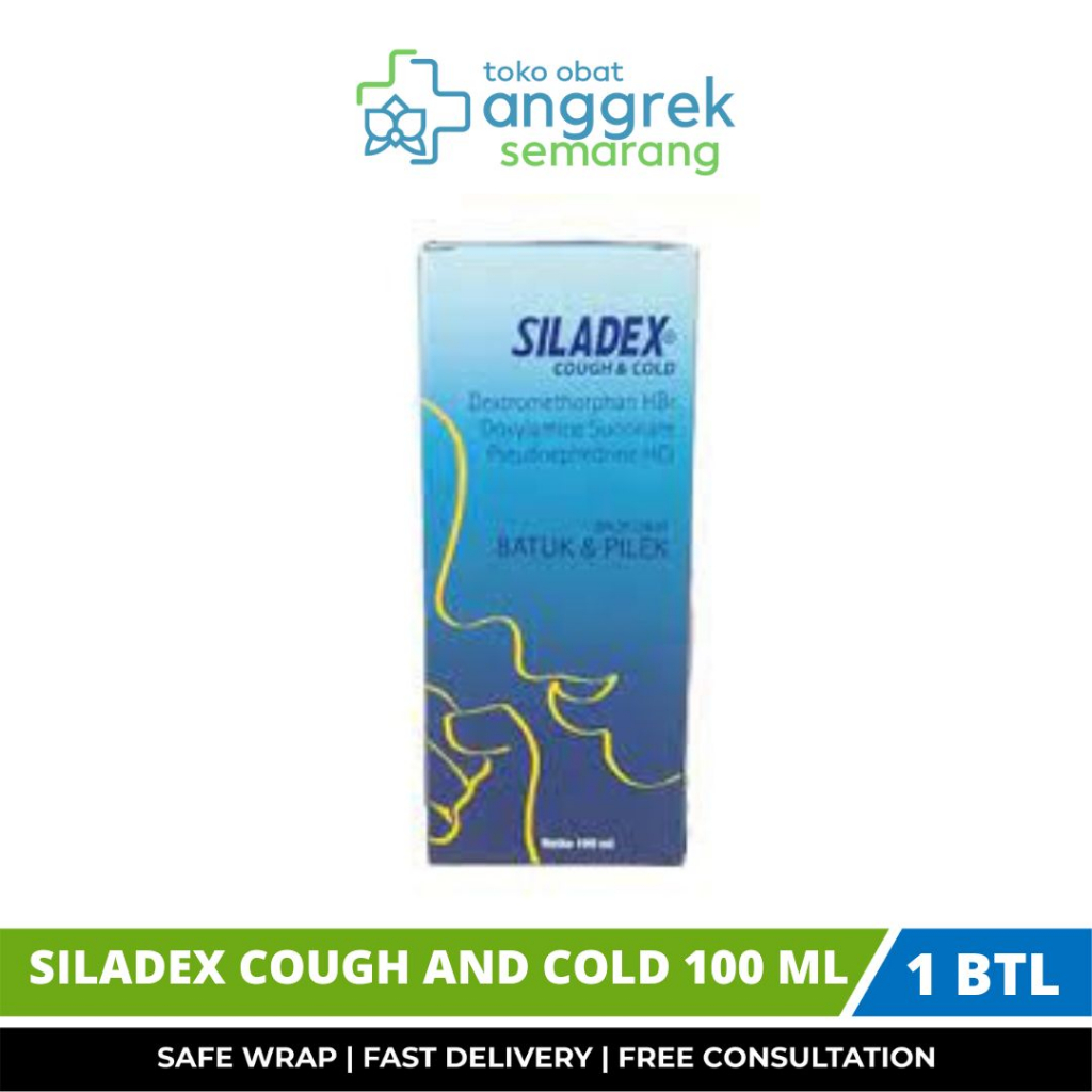 Jual SILADEX COUGH AND COLD 100 ML/OBAT BATUK PILEK/OBAT BATUK KERING ...