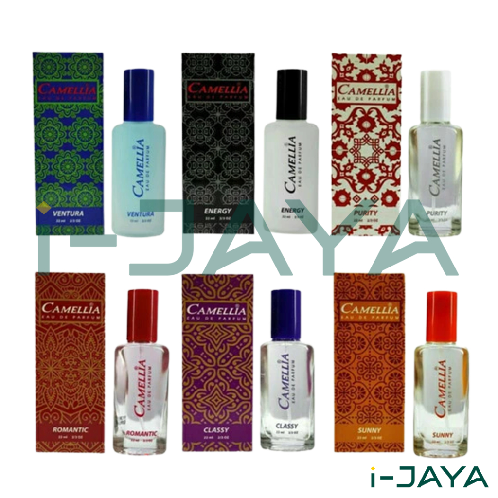 Jual Camellia EDP Eau De Parfum 22ml (All Varian) Perfume Pengaharum Badan Pria & Wanita Unisex ...