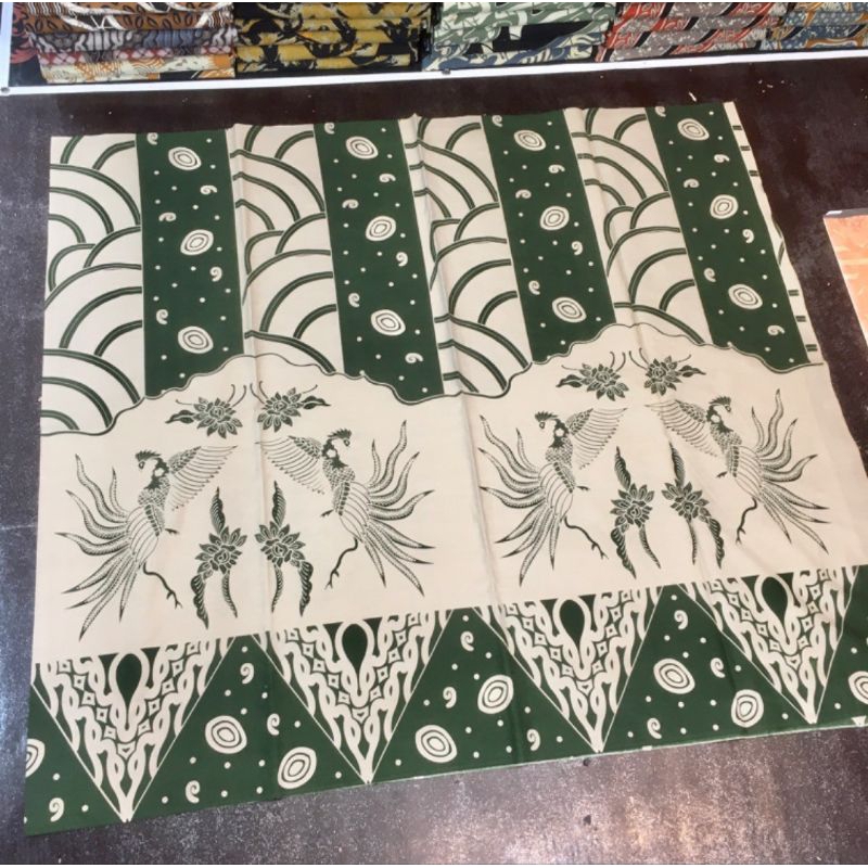 Jual Kain batik sanforized motif merak Tarung | Shopee Indonesia