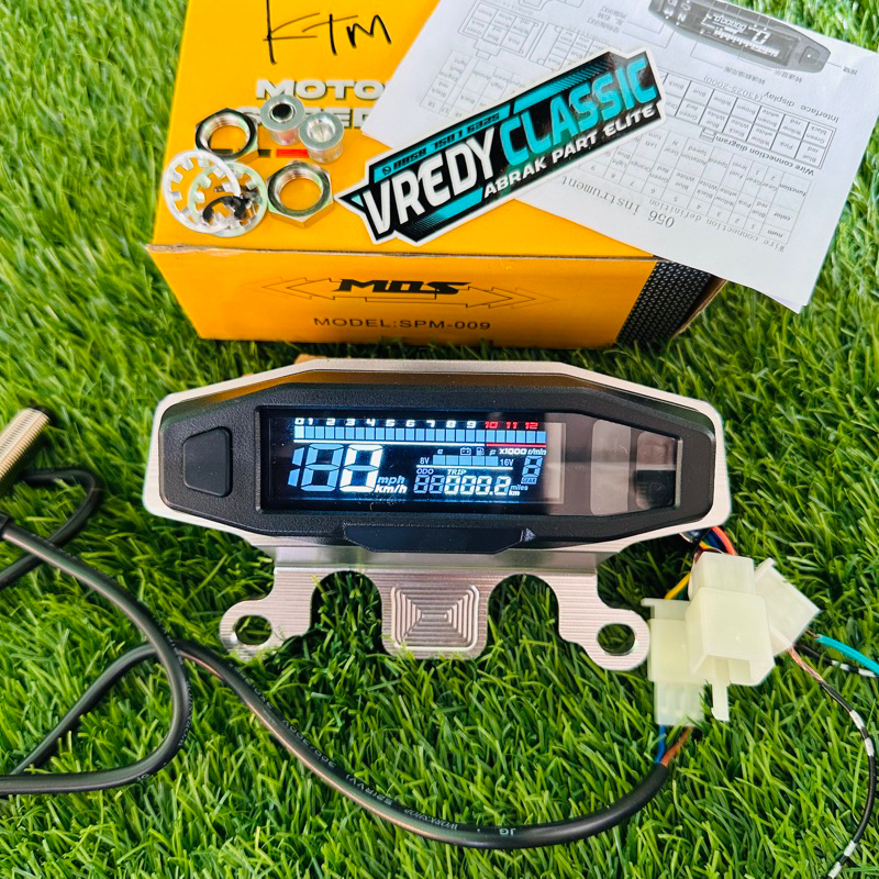 Jual SPEDOMETER KTM full digital spedo KTM DIGITAL LED spedo ktm set ...
