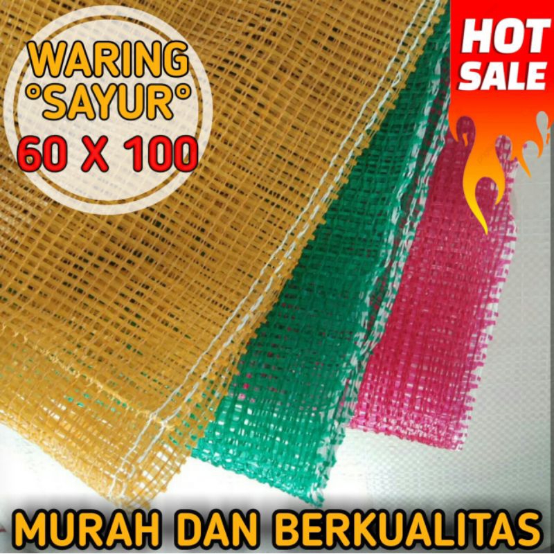 Jual Waring sayur 60 X 100 cm / Jaring sayur / jaring brongsong buah ...