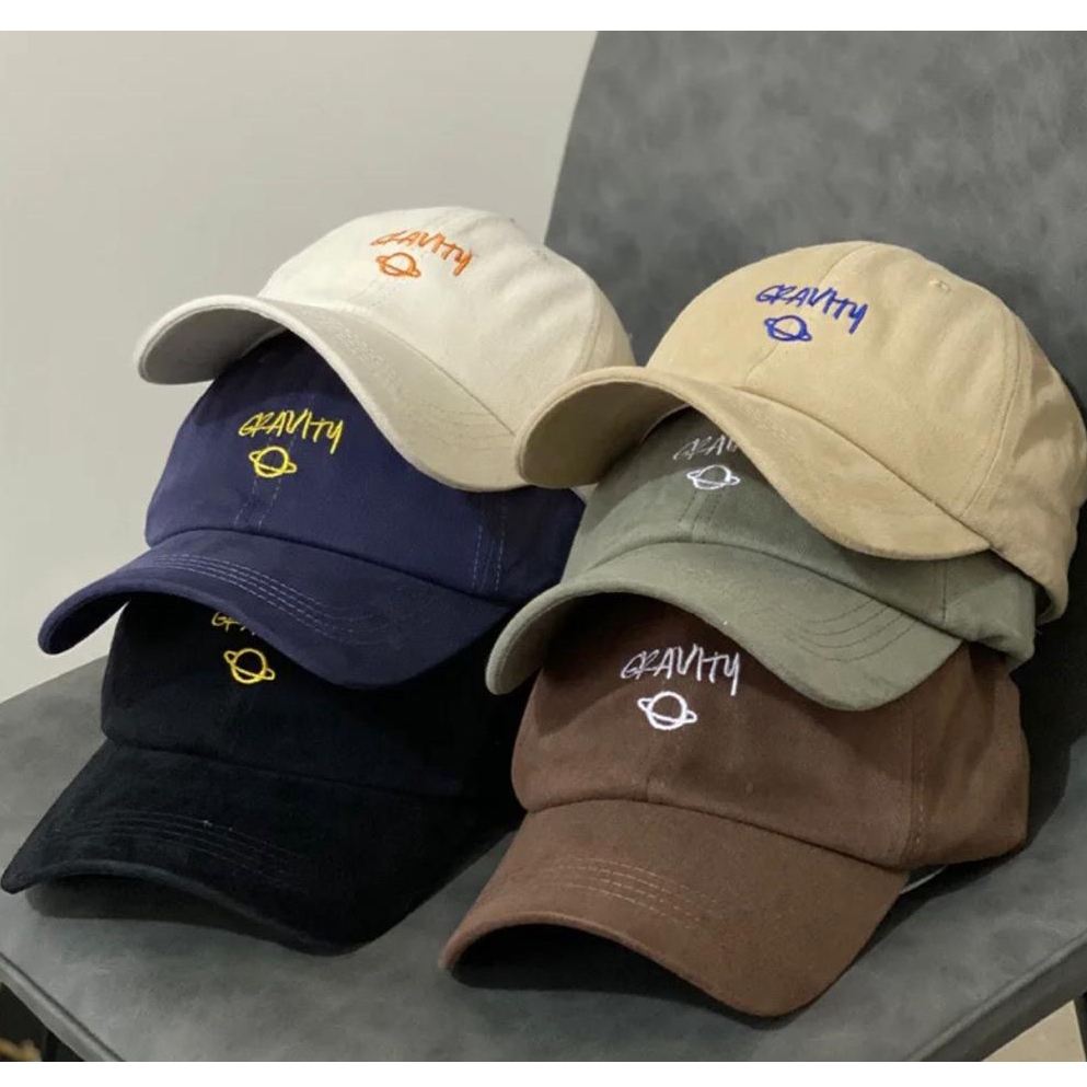Jual Topi Casual Bordir Gravity / Soft Material Cotton Topi Pria Wanita ...
