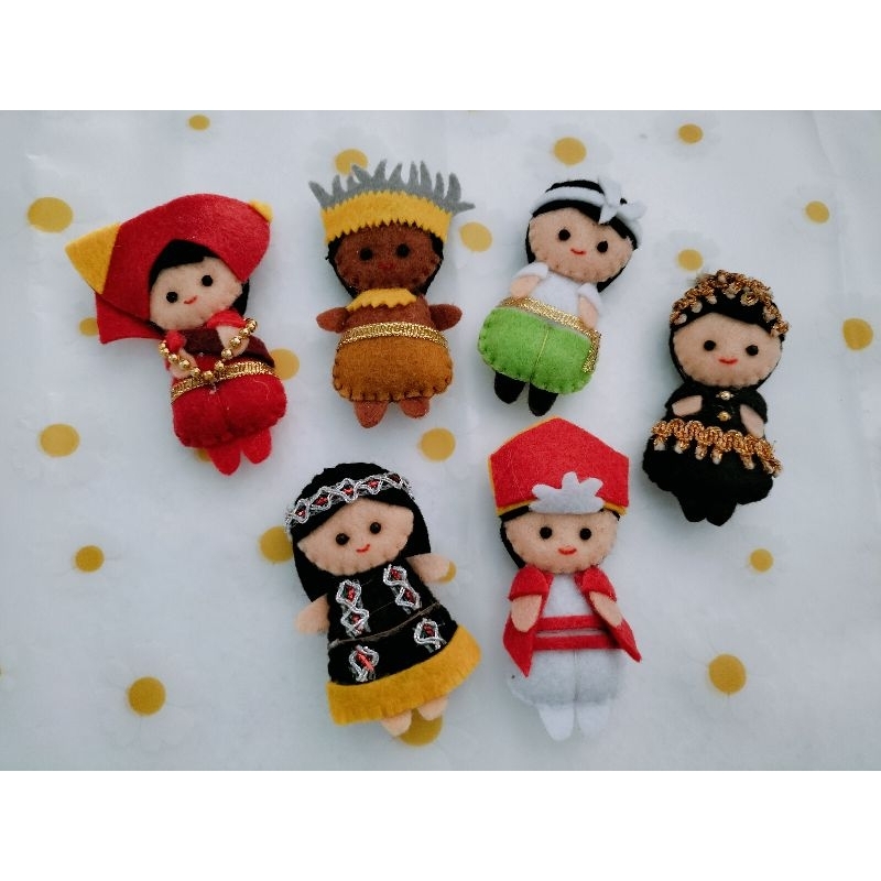 Jual Boneka adat Nusantara flanel Boneka Flanel Adat | Shopee Indonesia