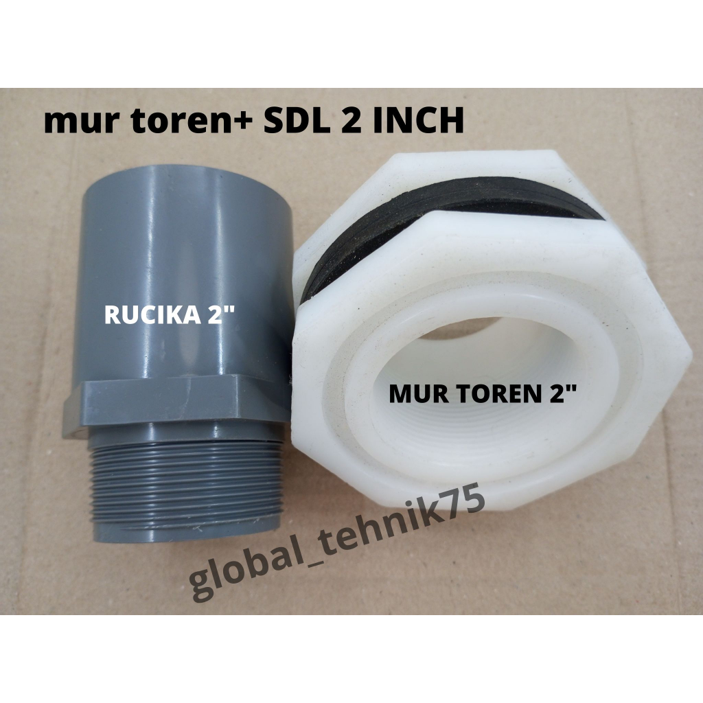 Jual Mur Drat Ring Toren Tandon Tangki 2 inch Sepaket | Shopee Indonesia