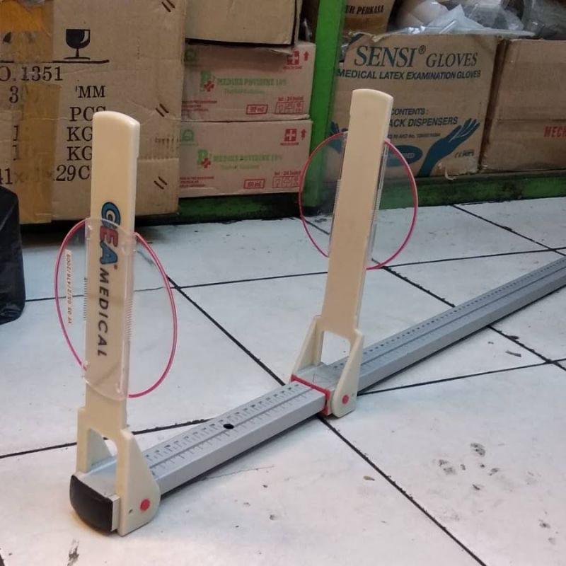 Jual Infantometer Portable / Alat Ukur Panjang Bayi WB-B Stature Gauge ...